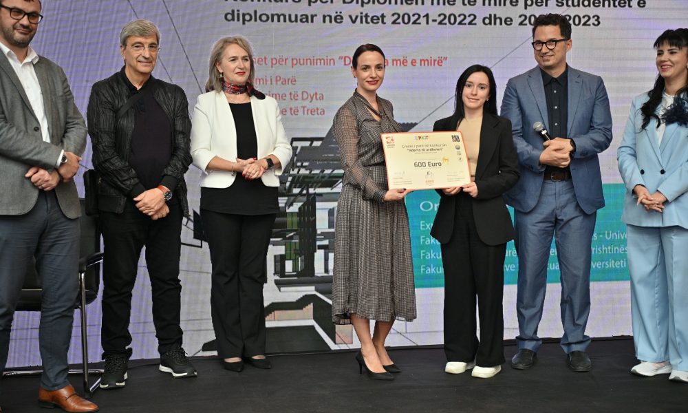 Arkitektja Ertegrela Omeri fituese e konkursit "Ndërto të ardhmen 2023” - Media Ndertimi